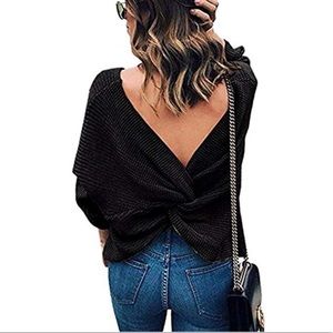 Sweaters | Twist Back Sweater | Poshmark